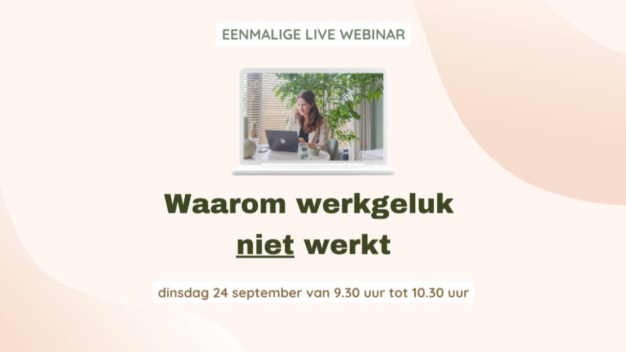 Webinar Werkgeluk