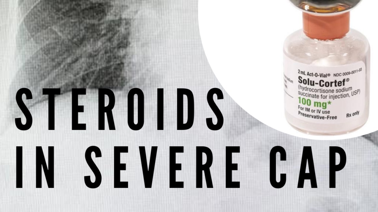 Do Steroids Decrease Mortality in Severe CAP? (free)