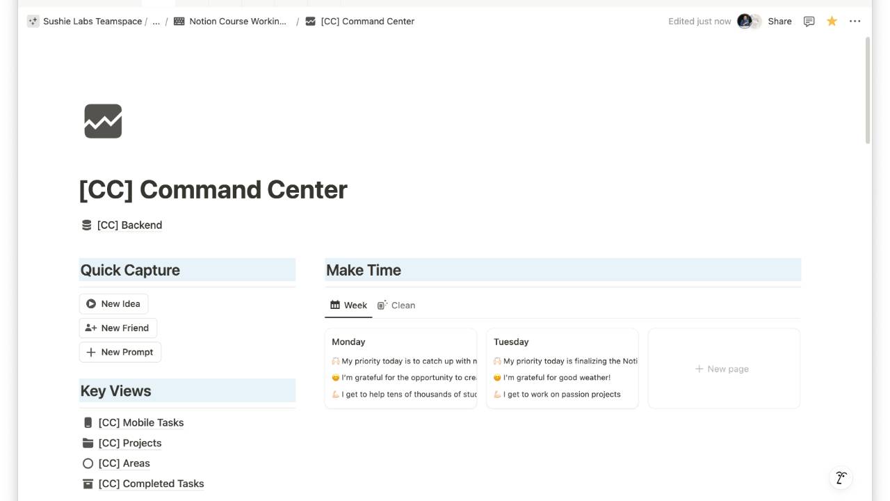 Build Your Command Center in Notion