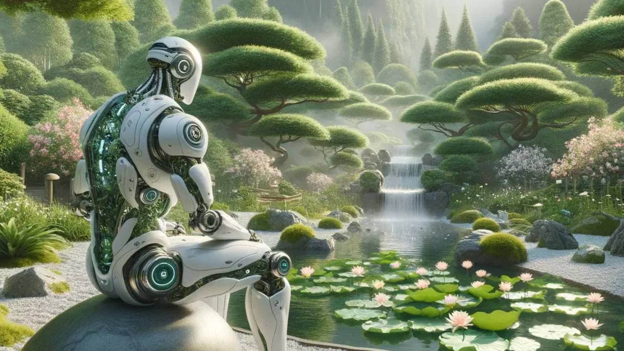 Terran's First AI Embodied Simulation Experience in the Zen Garden