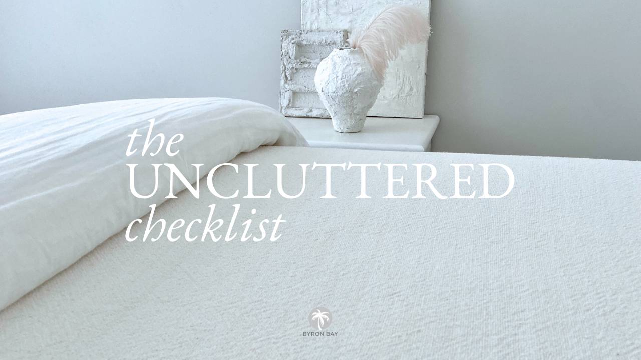 The Uncluttered Checklist