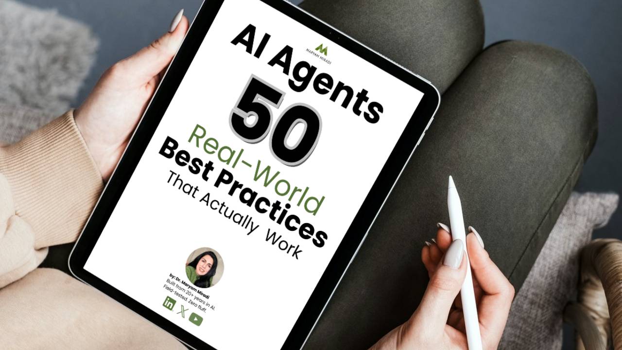 Free AI Agents Guide AI Agents 50 Real-World Best Practices Dr Miradi