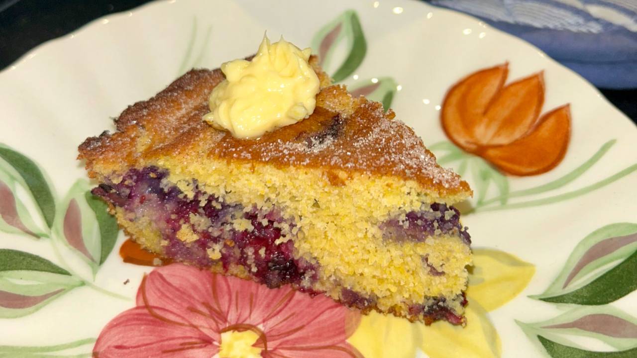 Blueberry Lemon Cornbread (Copycat - First Watch)
