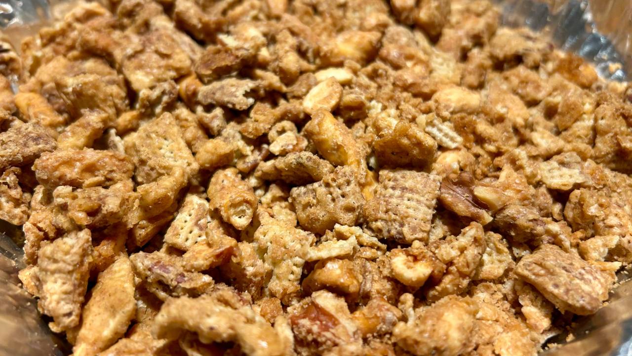 Glazed Caramel Party Snack