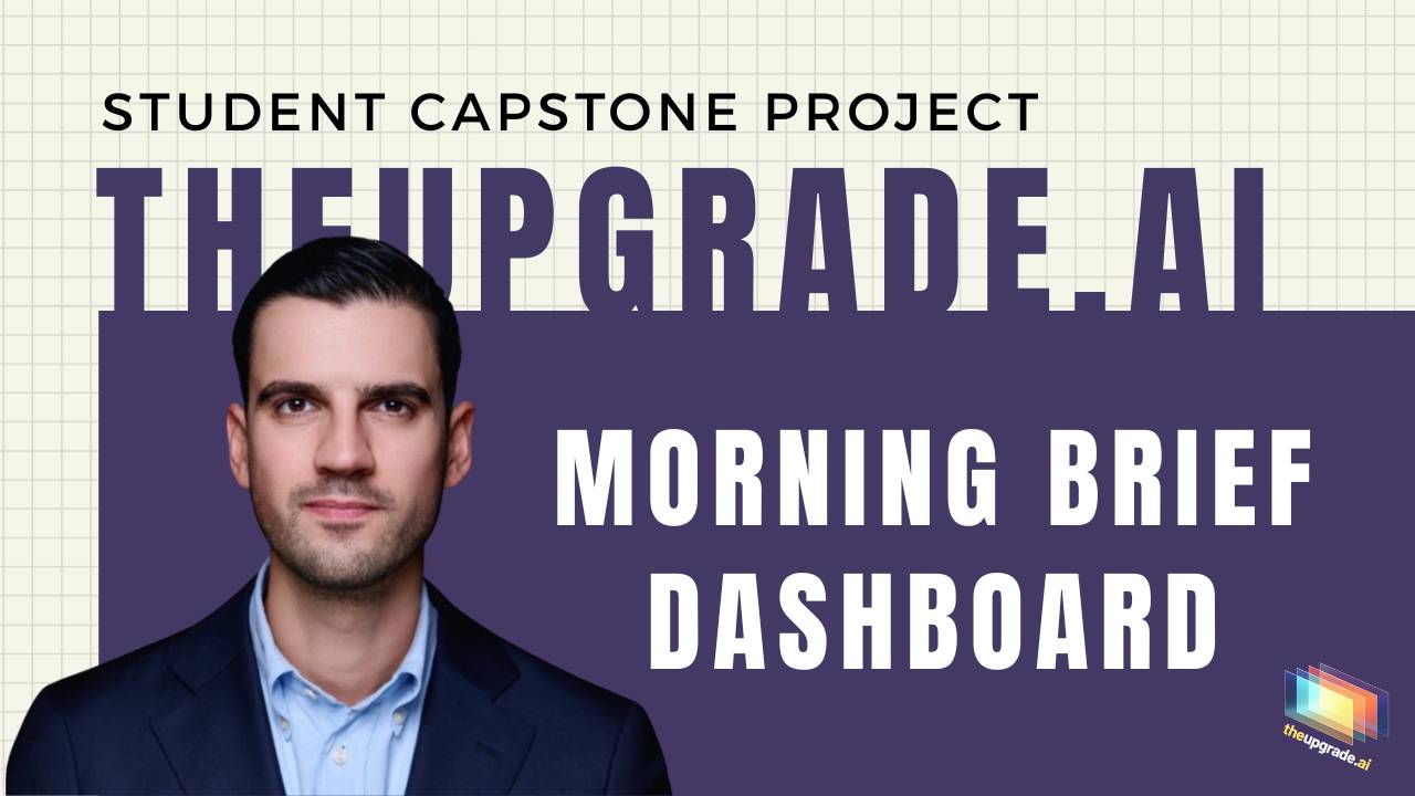 He Needed a Morning Brief. So He Built One.