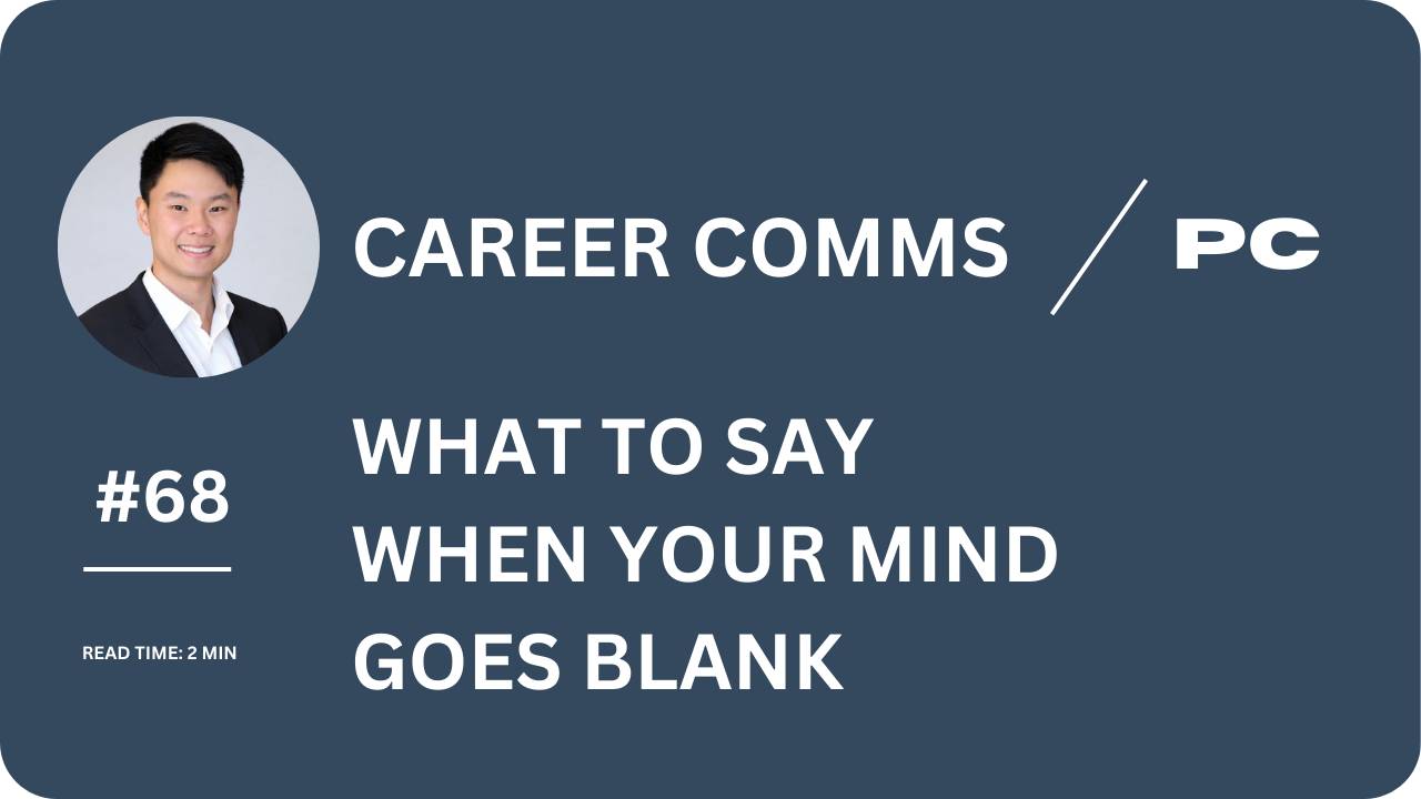 What to Say When Your Mind Goes Blank