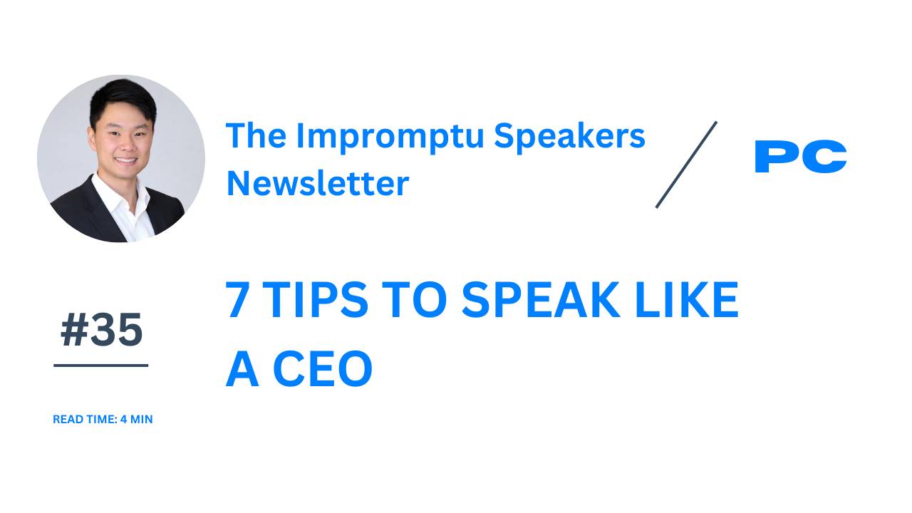 How to Speak Like a CEO: 7 Essential Tips