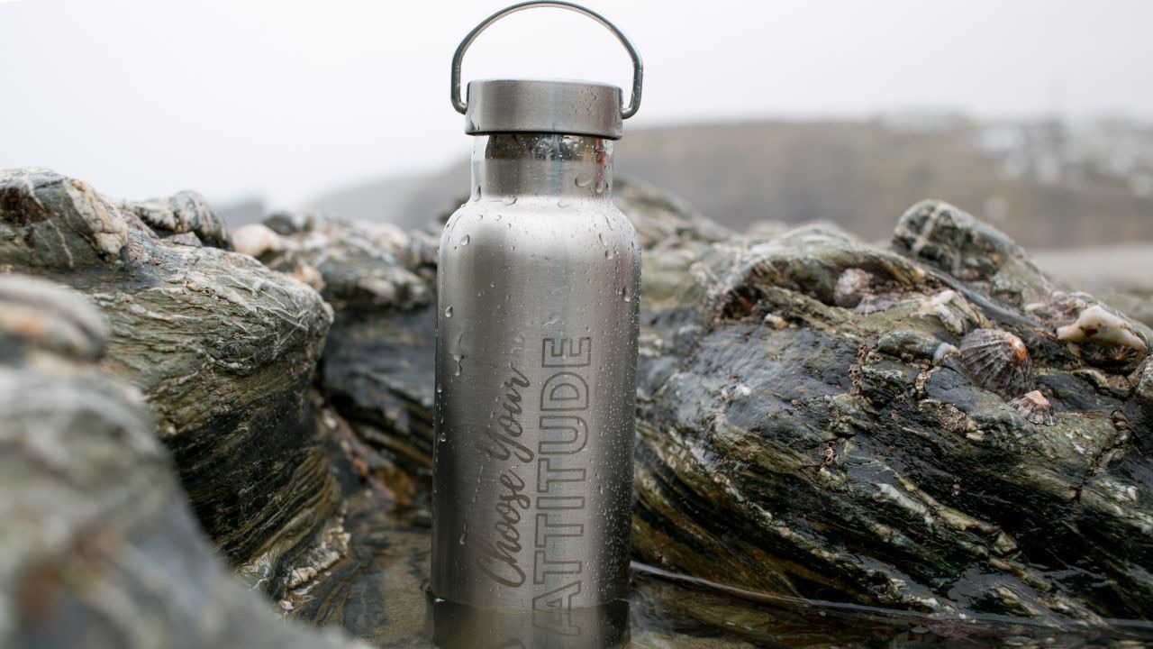 The Choose Your Attitude Water Bottle by Debra Searle MVO MBE