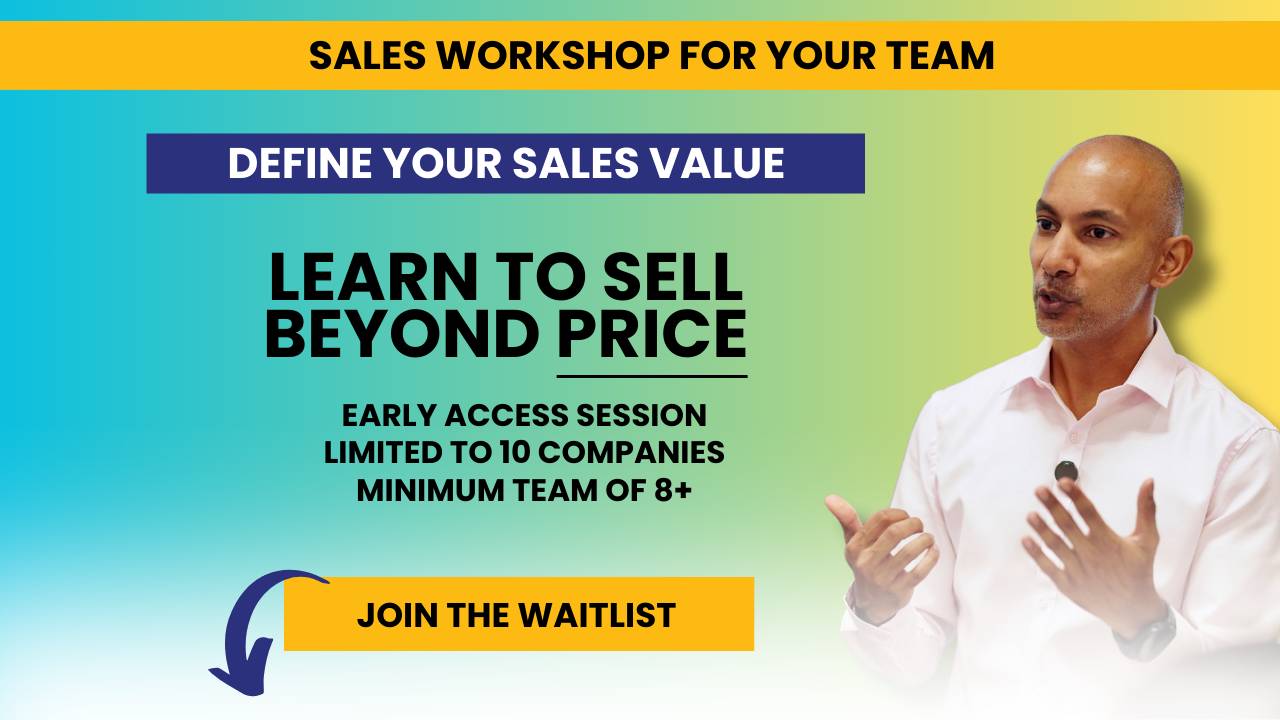 Workshop For Your Team To Sell Beyond Price