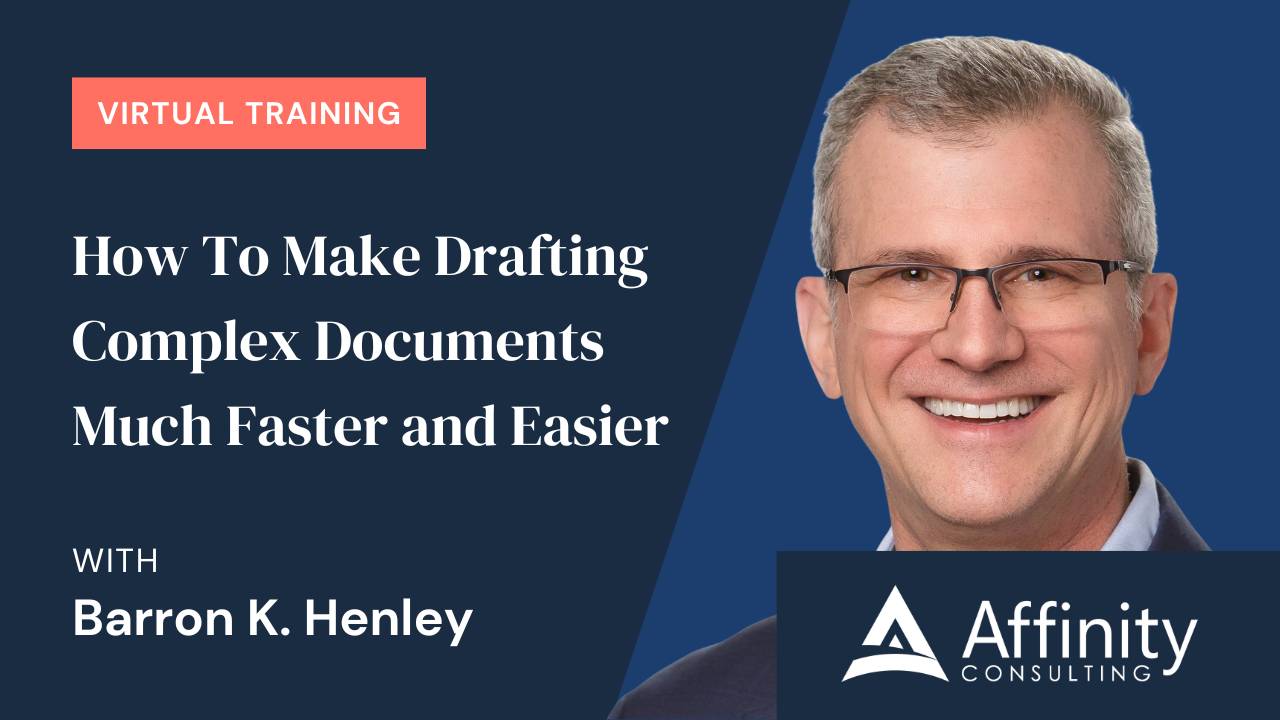How To Make Drafting Complex Documents Much Faster and Easier