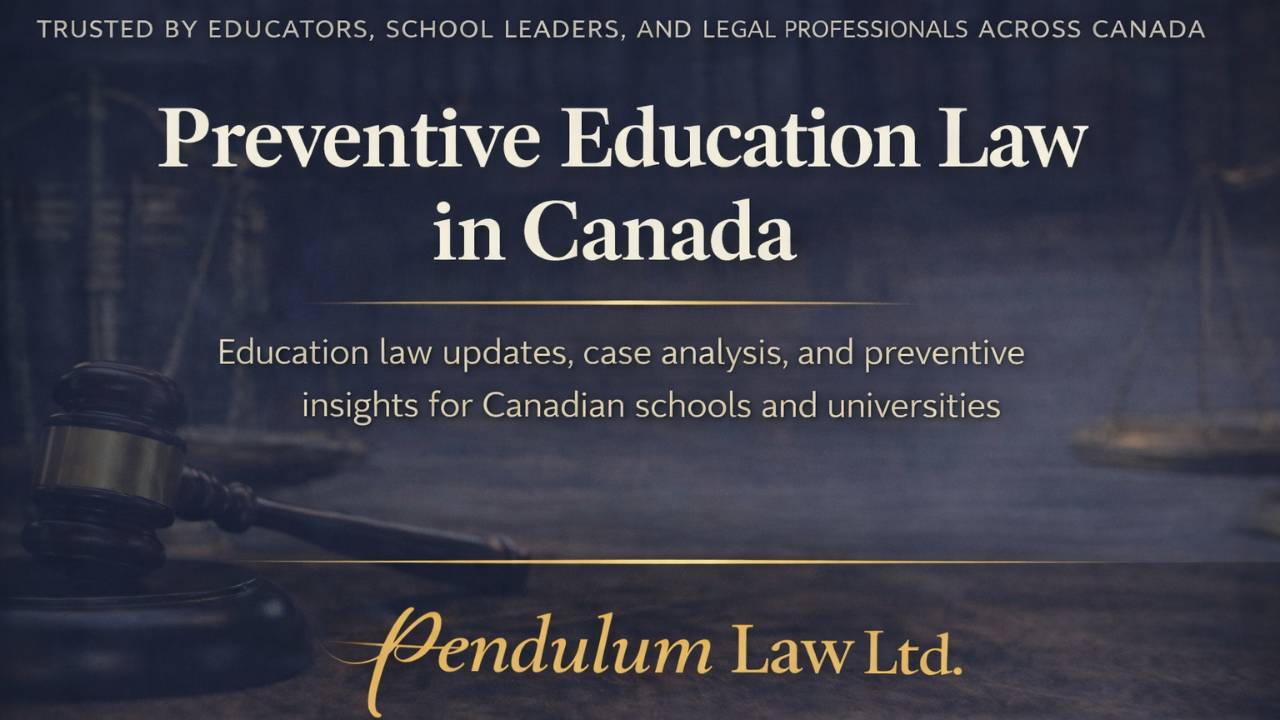 Canadian Education Preventive Law Publications