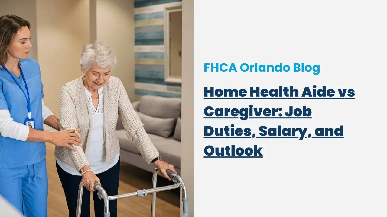 Home Health Aide Vs. Caregiver: Which One Is Right For You?