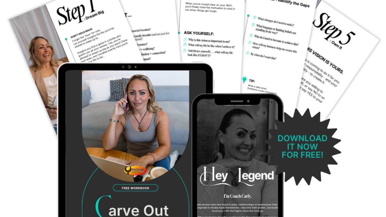 Carve Out Your Big Vision Workbook