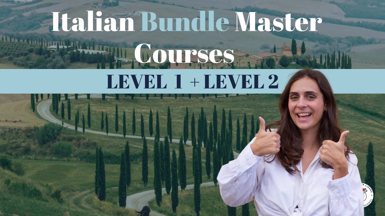 Italian Bundle Master Courses (Beginner + Intermediate)