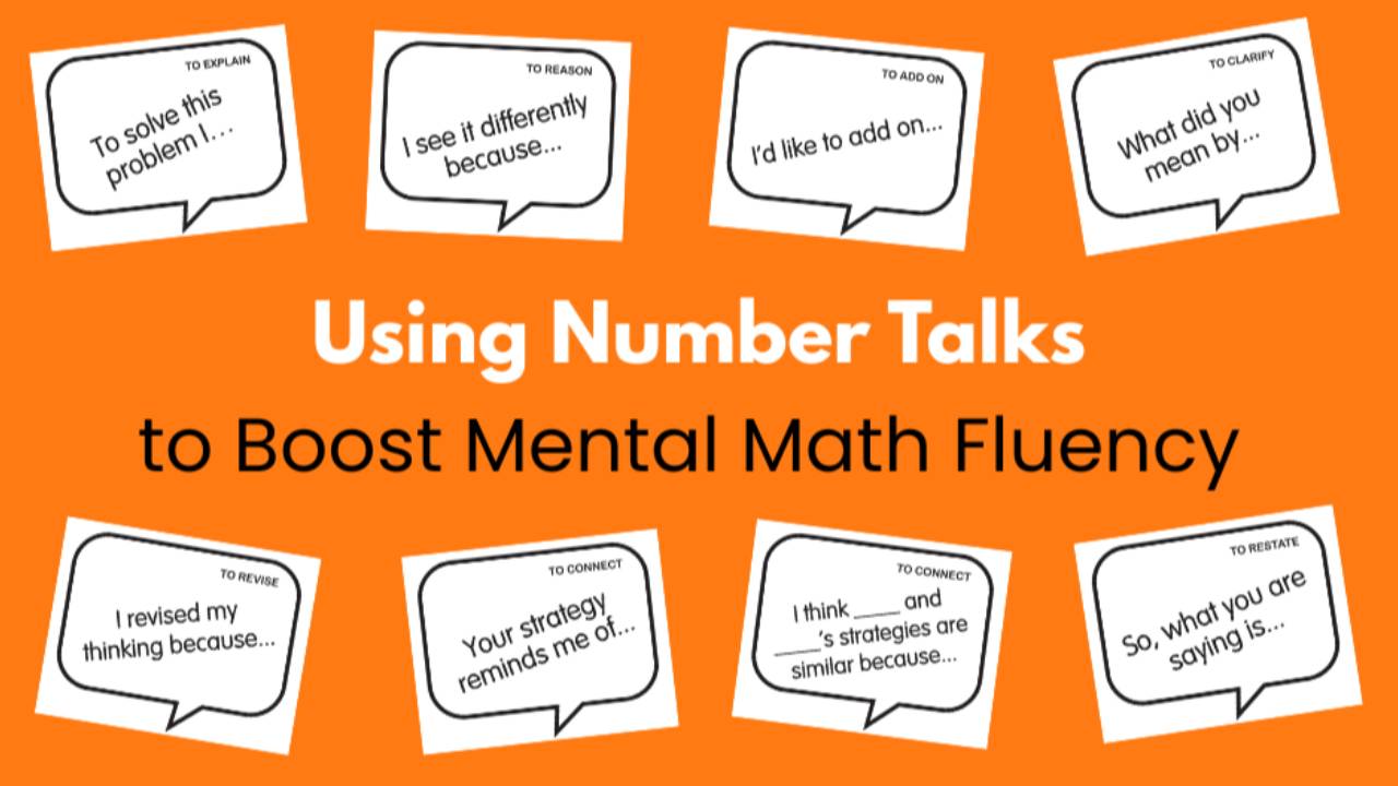 A Proven Number Talks Structure to Boost Mental Math Fluency