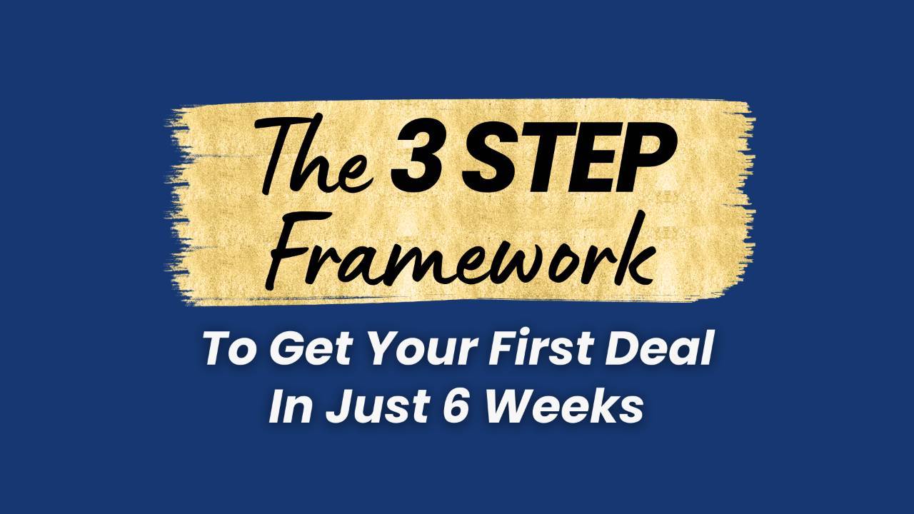 Your Spot is Saved for the First Deal Training!