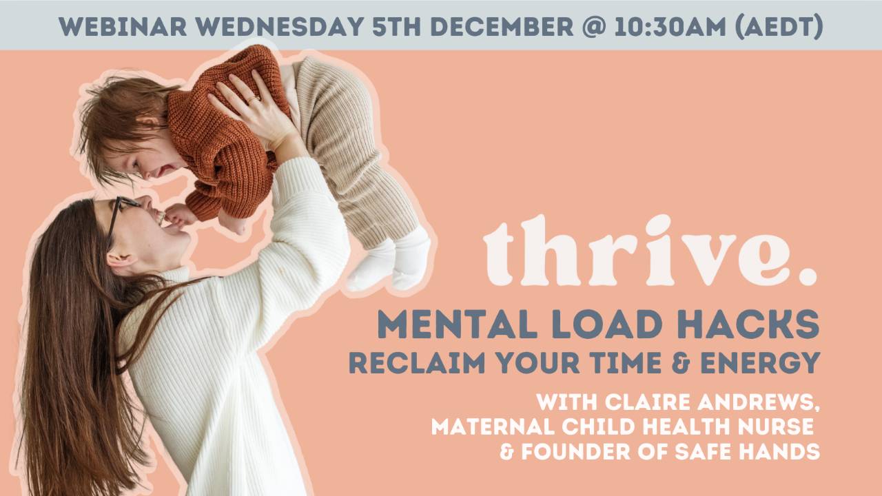 Thrive Session - Mental Load Hacks
