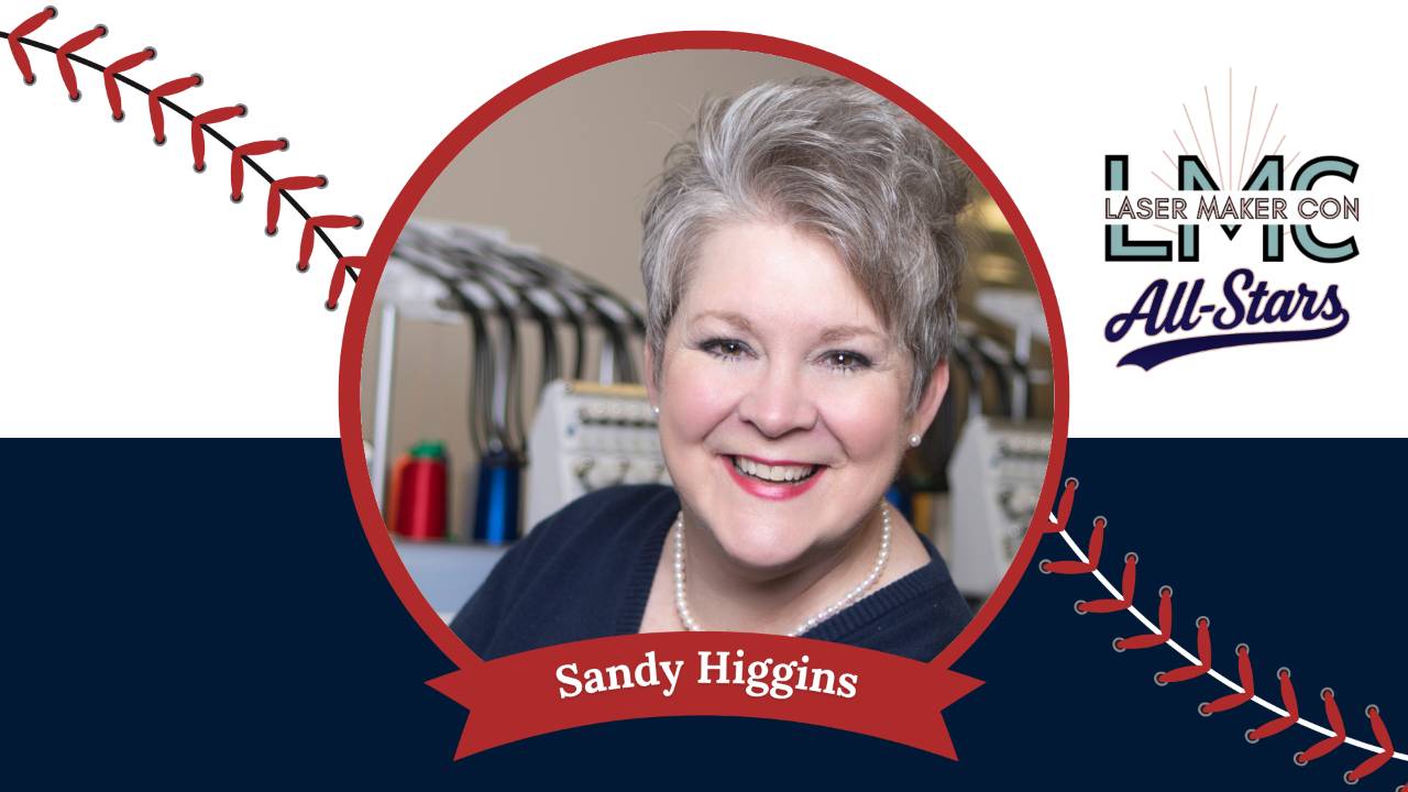 Sandy Higgins at Laser Maker Con 2025