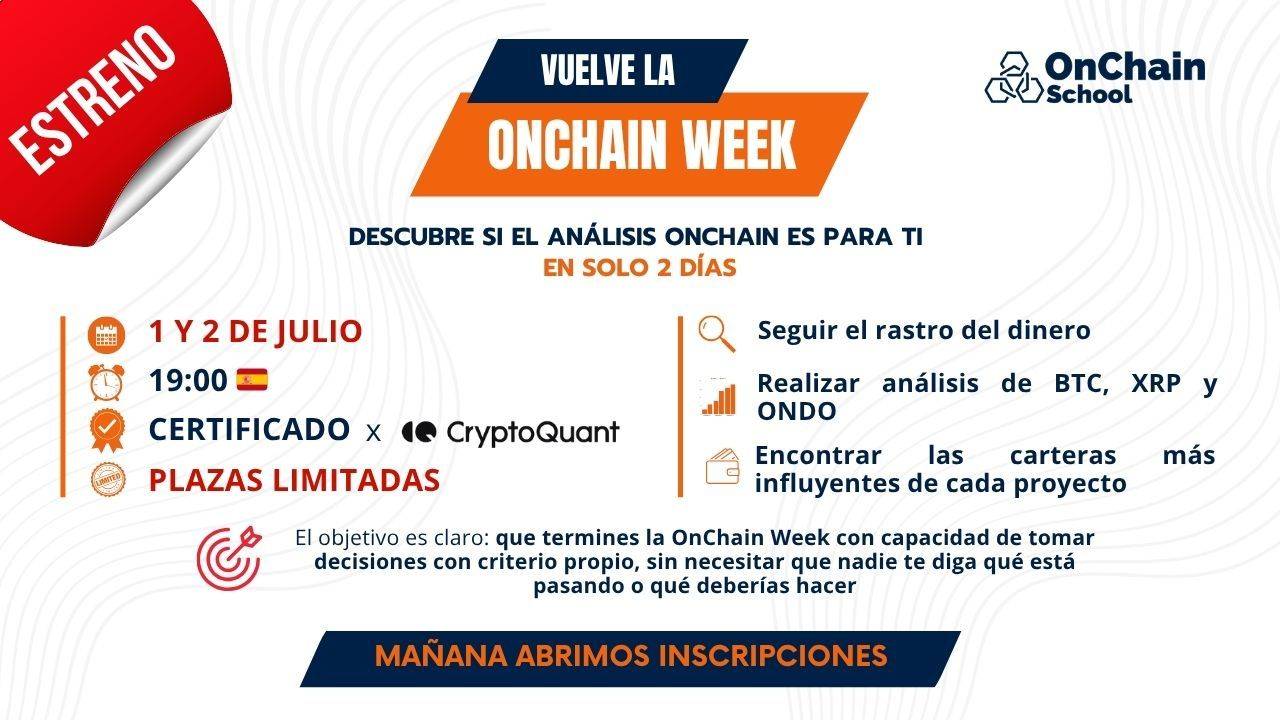 OnChain Week - Descubre si el análisis onchain es para ti