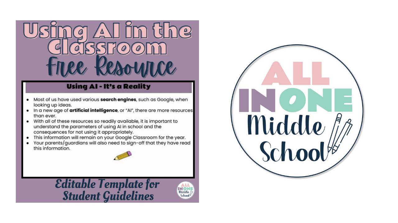FREE Teacher Resource: Using AI in the Classroom Student Guidelines
