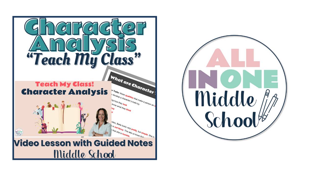 FREE Teacher Resource: Character Analysis Reading Skills Video Lesson