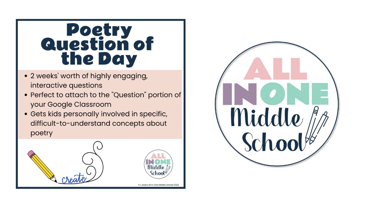 FREE Teacher Resource: Poetry Bell Ringer Activities