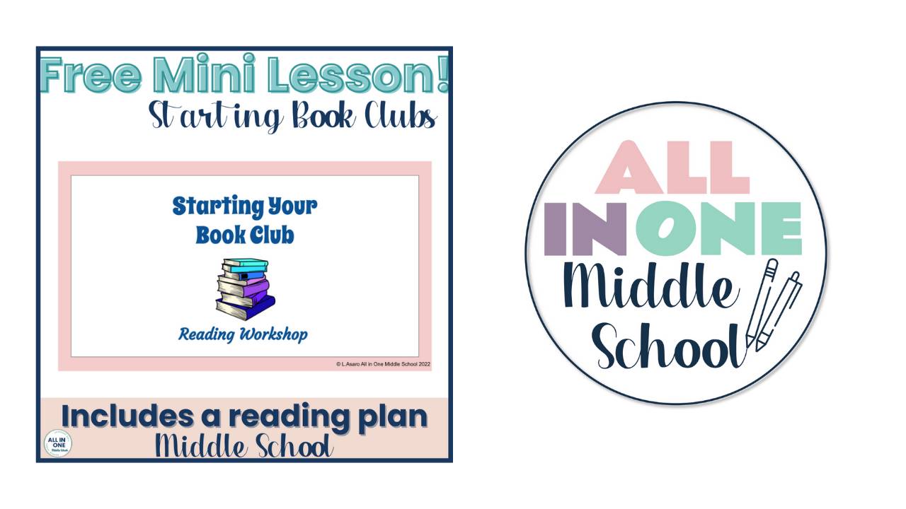 FREE Teacher Resource: Literature Circles Mini Lesson & Reading Plan
