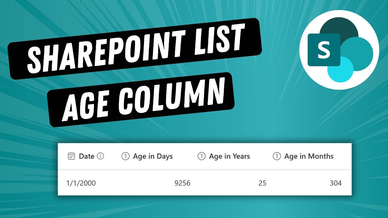 How to Add an Age Column to a SharePoint List Using Power Automate