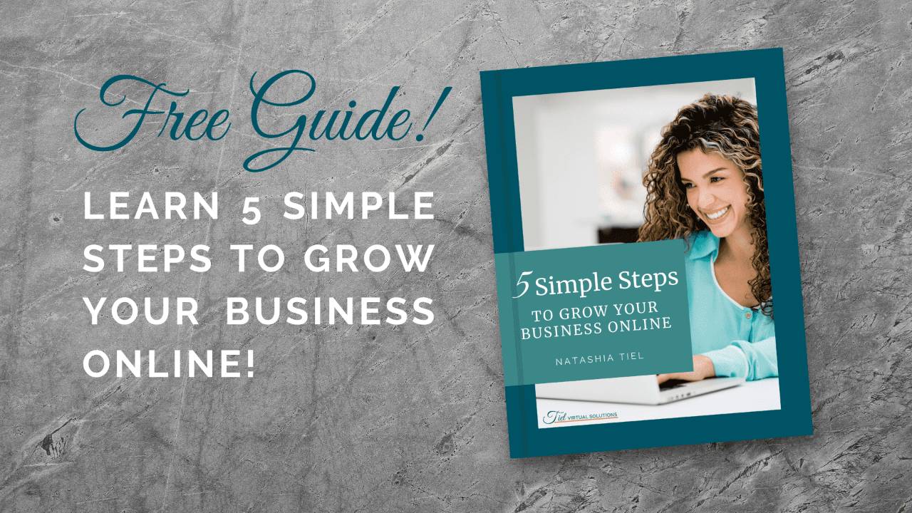 FREE Guide: 5 Simple Steps to Grow your Business Online