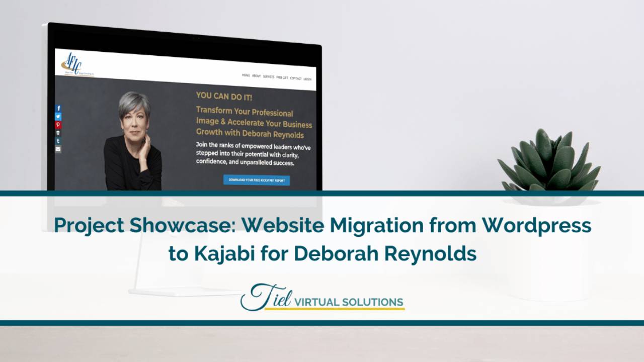 Project Showcase: Website Migration to Kajabi for Deborah Reynolds