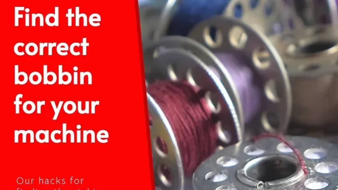 Correct sewing machine bobbins