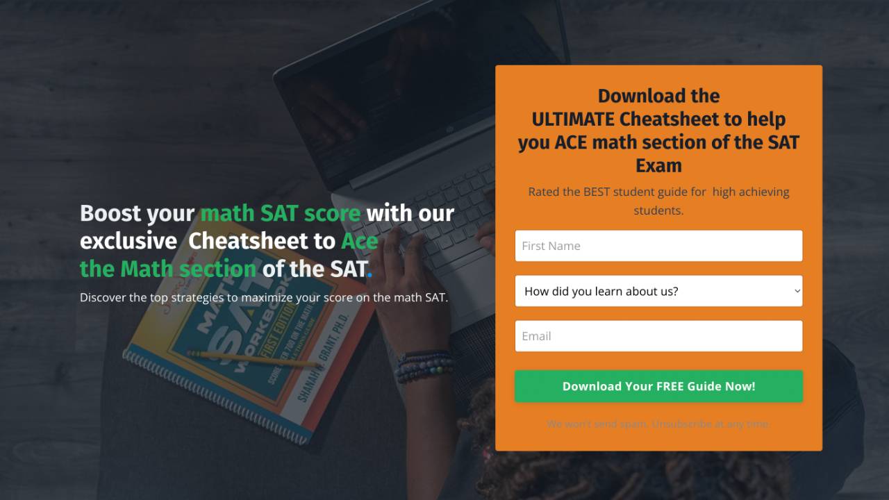 Cheatsheet To Ace The Math Section Of The Sat