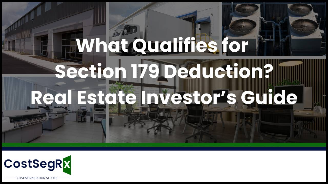What Qualifies for Section 179 Deduction? Real Estate Investor’s Guide