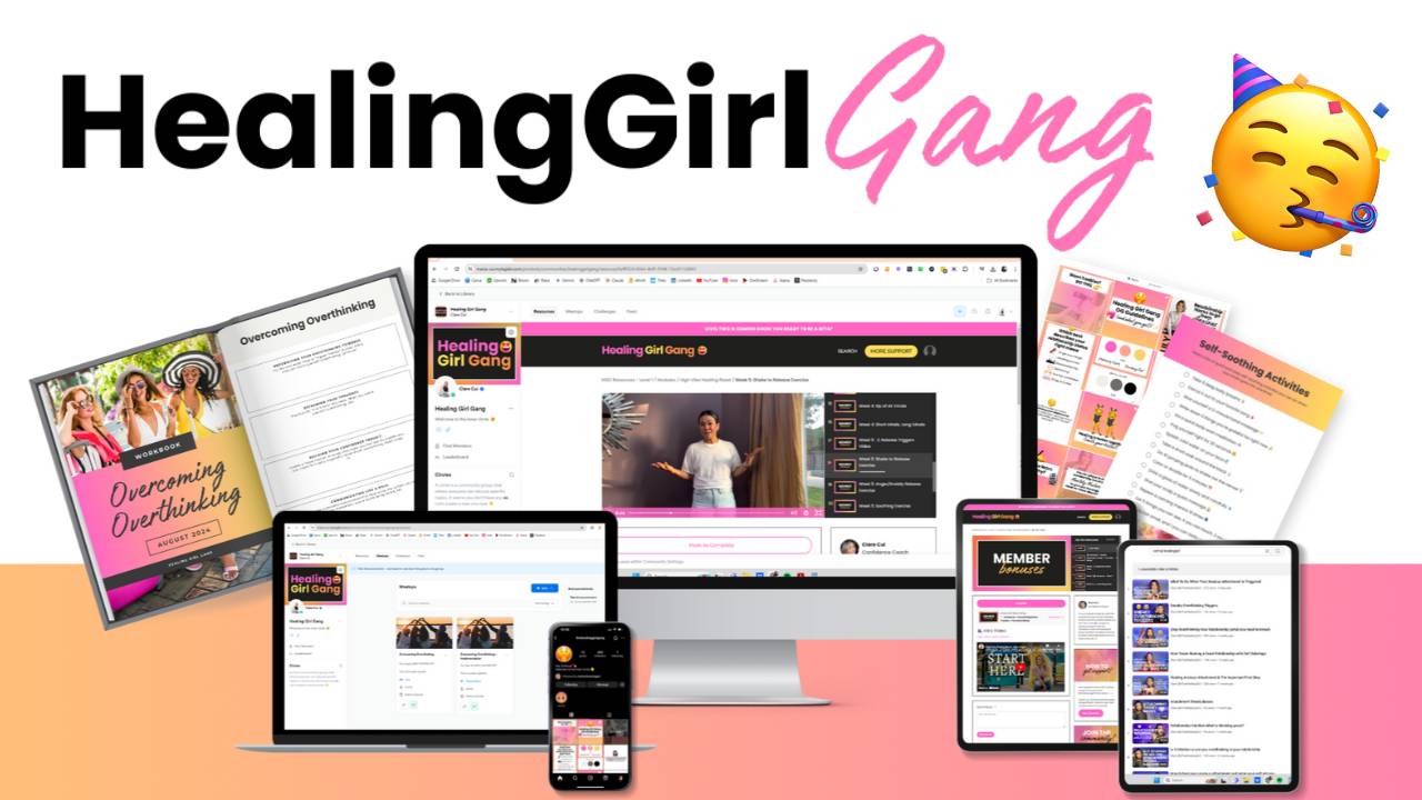 Healing Girl Gang by Clare Cui | Heal Anxious Attachment