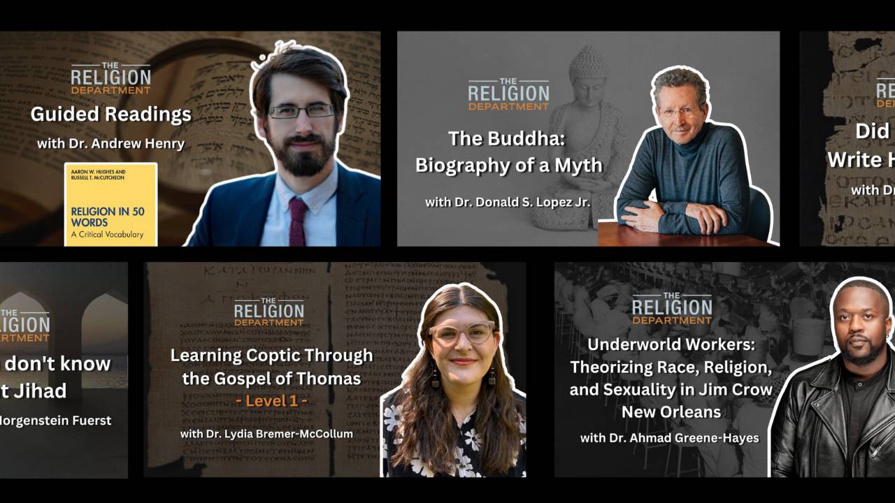 Religion Department Course Catalog