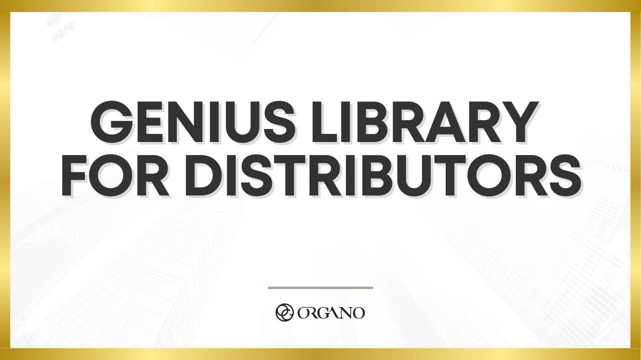 Distributors Application | Organo Genius Library