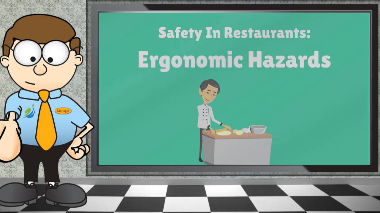 How to Prevent Ergonomic Injury in Restaurants–Free OSHA Safety Video
