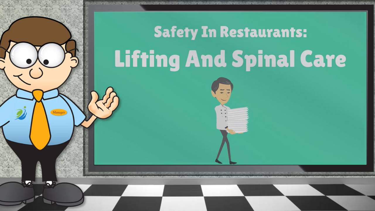 Lifting and Spinal Care Safety in Restaurants–Free OSHA Safety Video