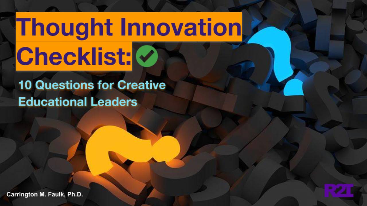 Download the Thought Innovation Checklist | Ask Better Questions