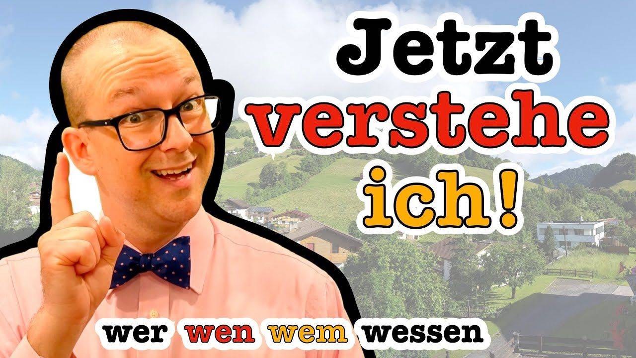 German Question Words for People: Wer, Wen, Wem and Wessen Explained