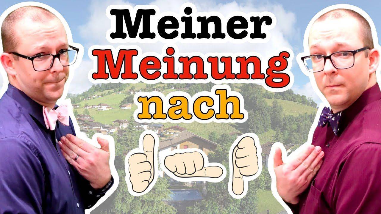 Giving Your Opinion in German