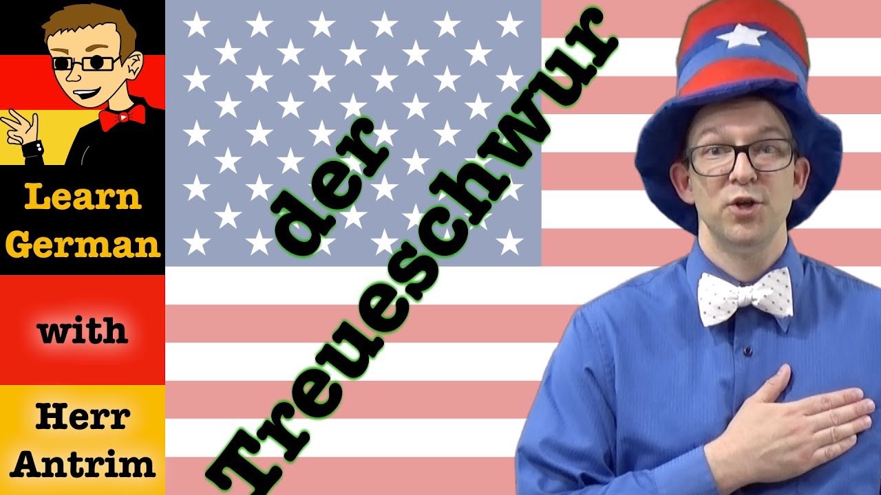 The American Pledge of Allegiance in German