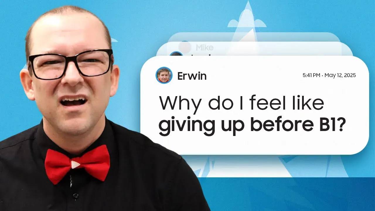 The Iceberg of German Fluency, Part 3: Conquering B1