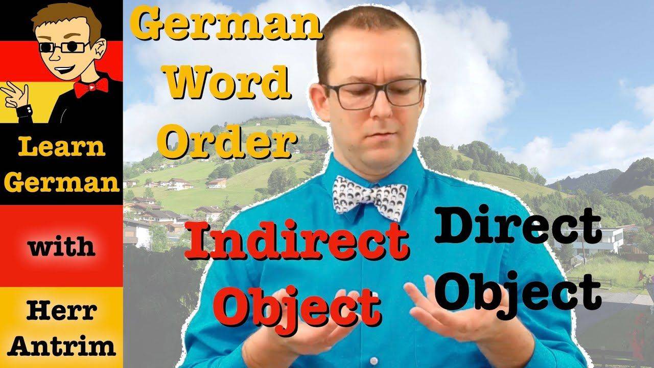 Word Order with Direct & Indirect Objects