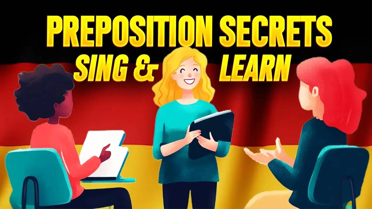 German Prepositions Songs | Accusative, Dative and Two-Way