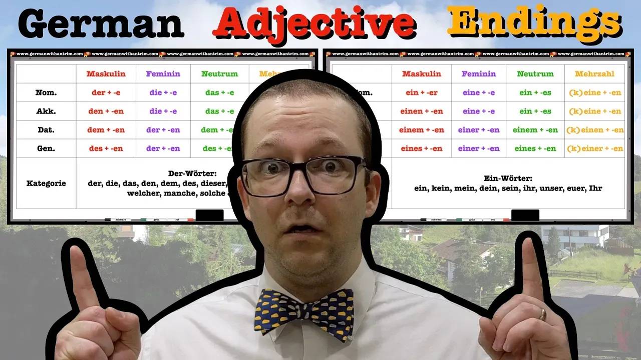 German Adjectives: Placement, Ending & More!