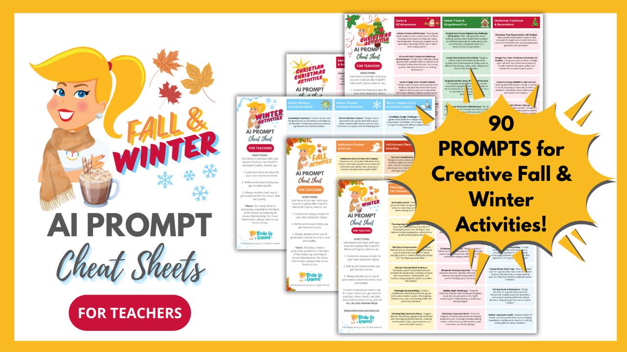 Fall Winter AI Prompt Cheat Sheet Bundle