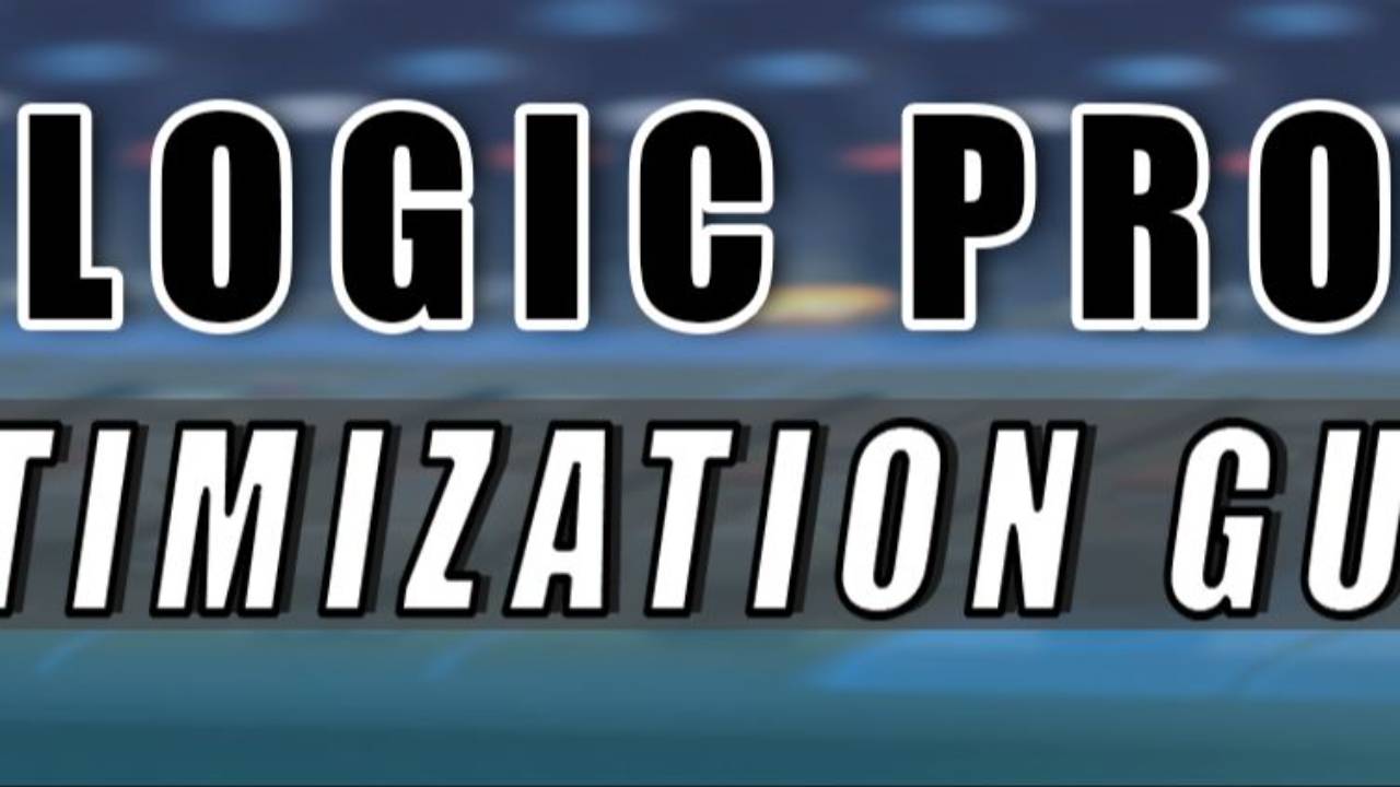 Logic Pro Optimization Guide - The Settings You Must Change