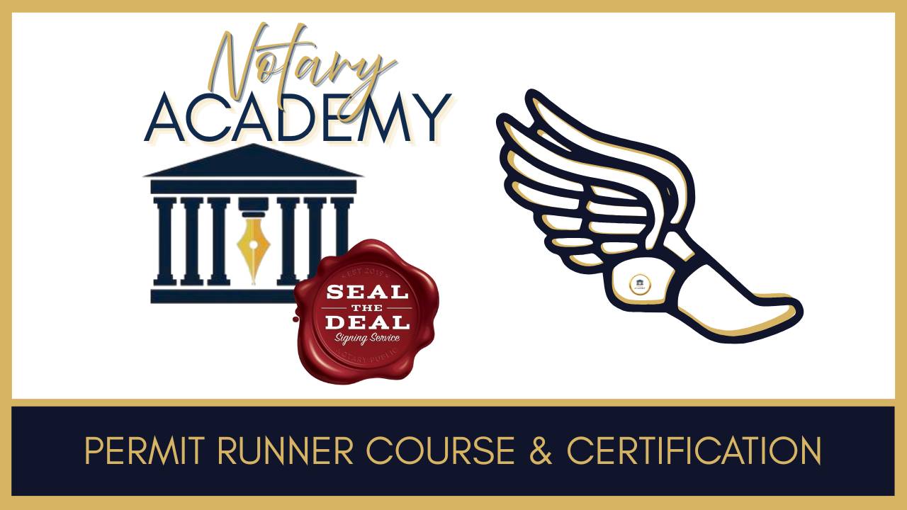 Permit Runner Certification Course | National Education | Notary