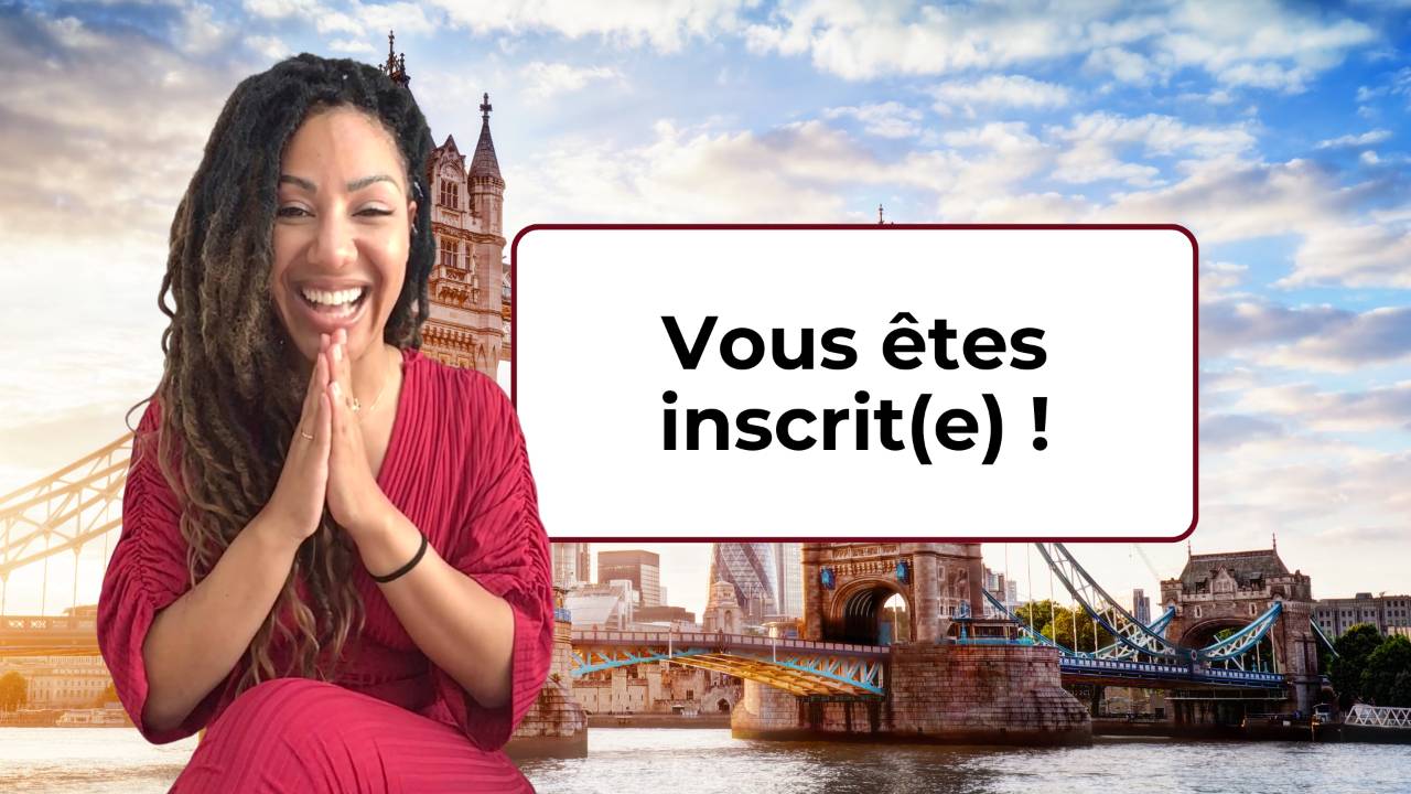 Félicitations - Inscription Liste d'Attente 🇬🇧